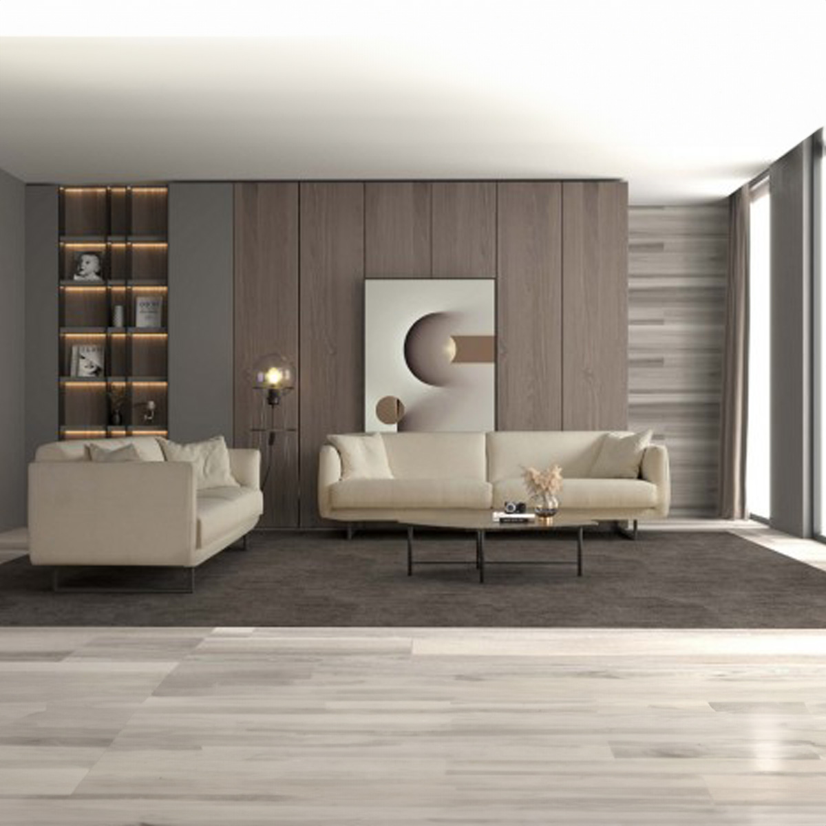 Canapé King cuir blanc – So Skin